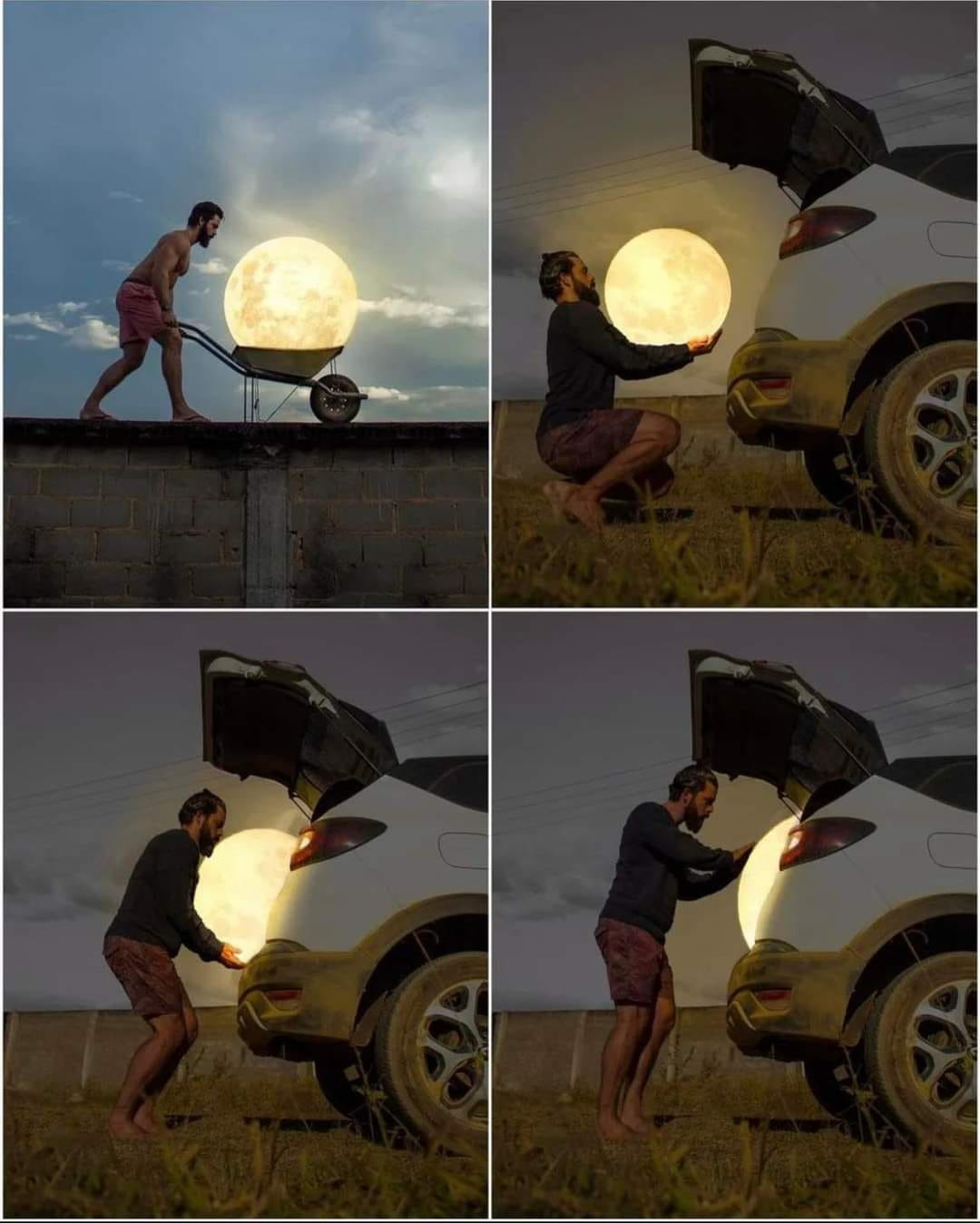 Brazilian Photographer Daniel Antoniol Transforms Moon into Captivating ...