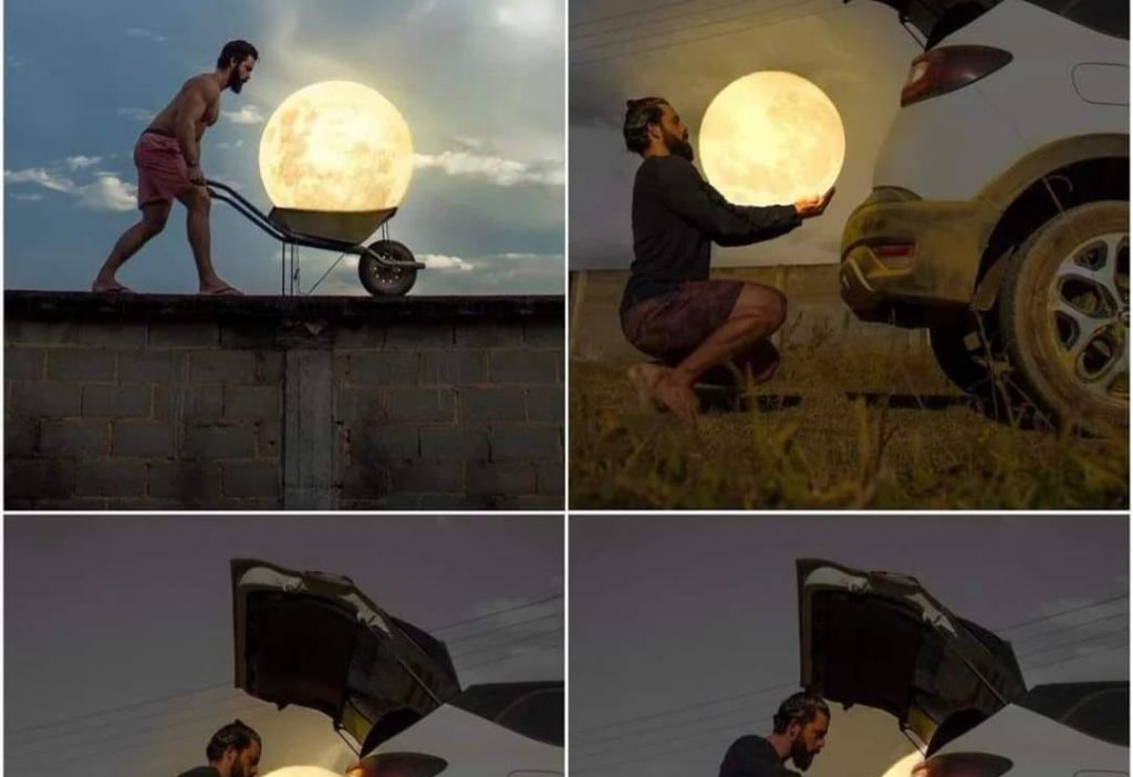Brazilian Photographer Daniel Antoniol Transforms Moon into Captivating ...