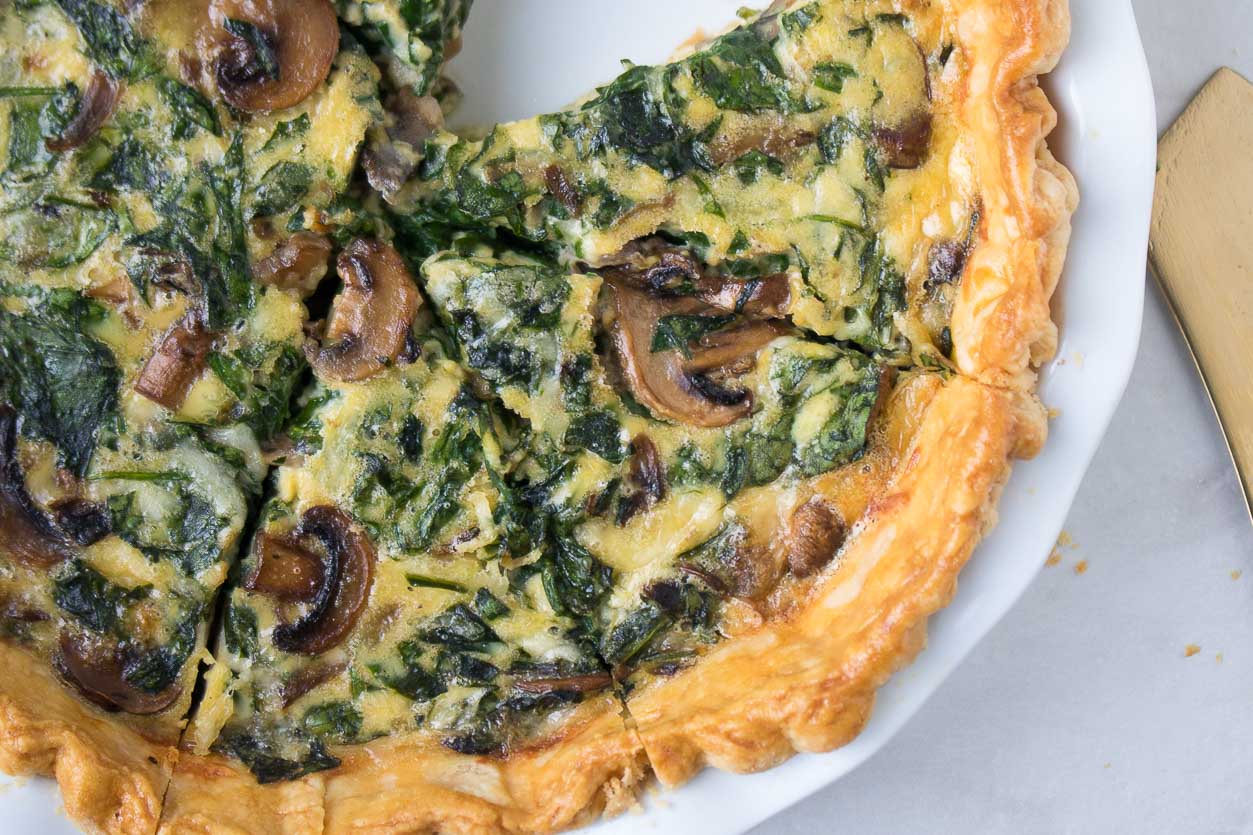 Easy Homemade Spinach and Mushroom Quiche: Step-by-Step Guide - Imagelien